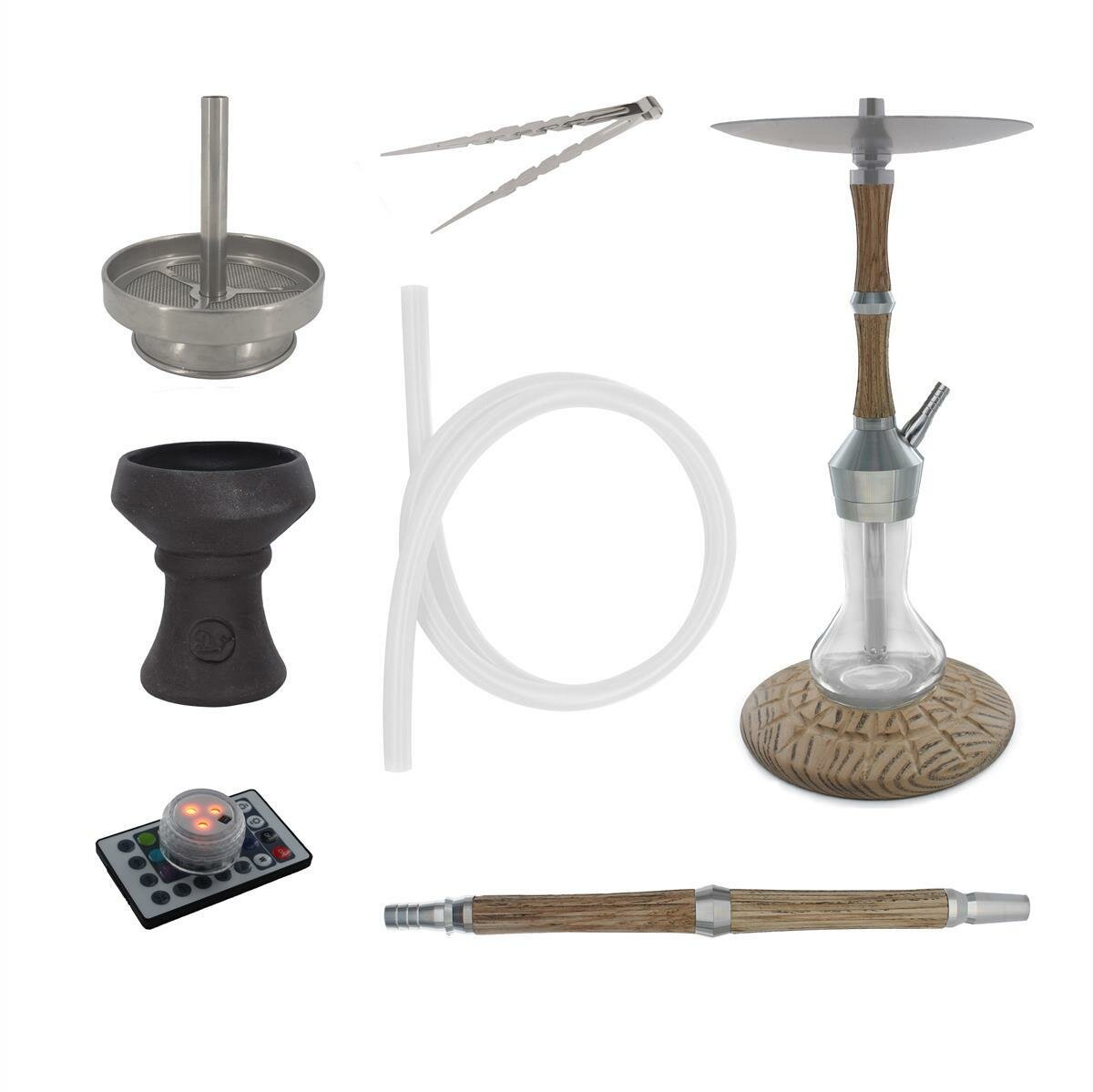 Shisha King Skynet Enzo - Natural Wood, 179,95